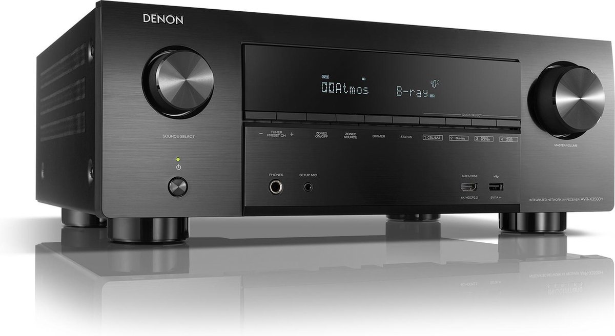 Denon AV Receiver AVR-X 3500H Black | bol