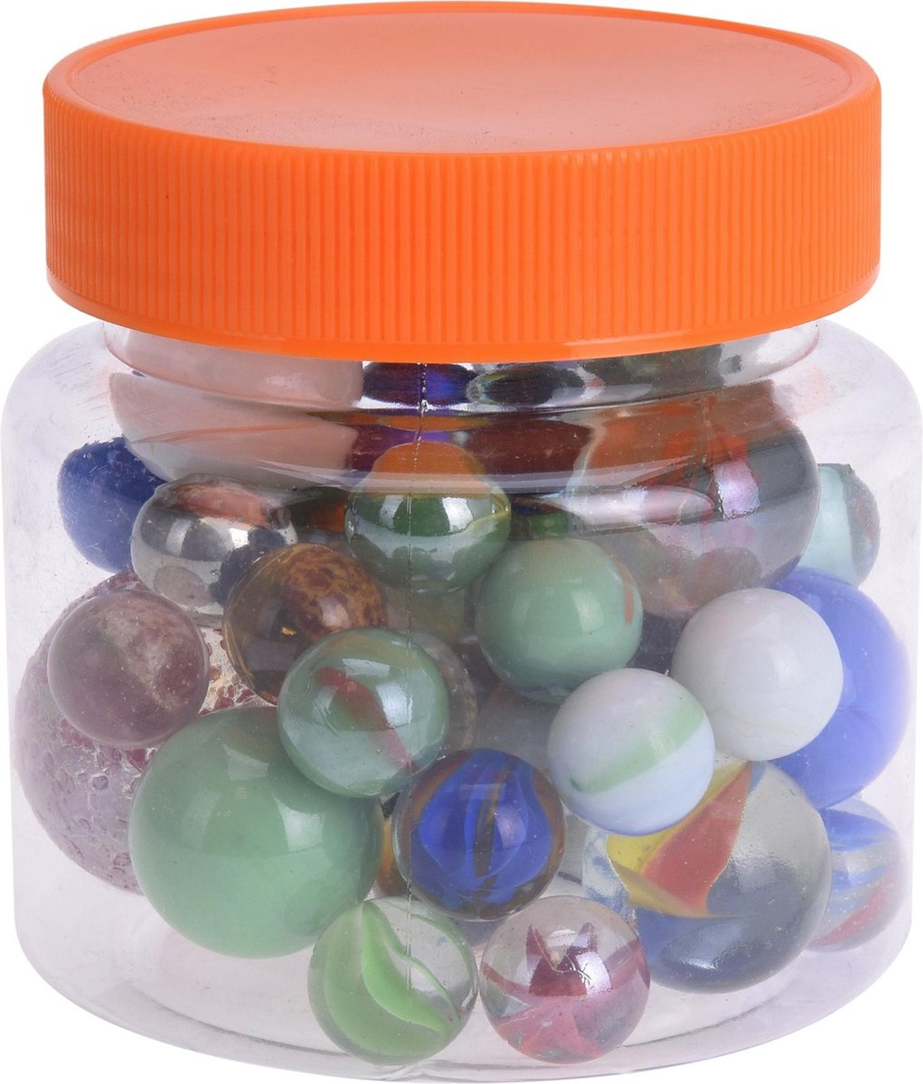 Free And Easy Knikkers In Pot 50 Stuks | bol.com