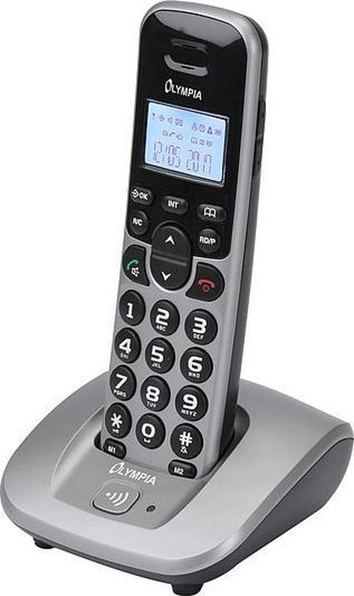 Olympia DECT 500 - Single DECT telefoon - Zilver | bol