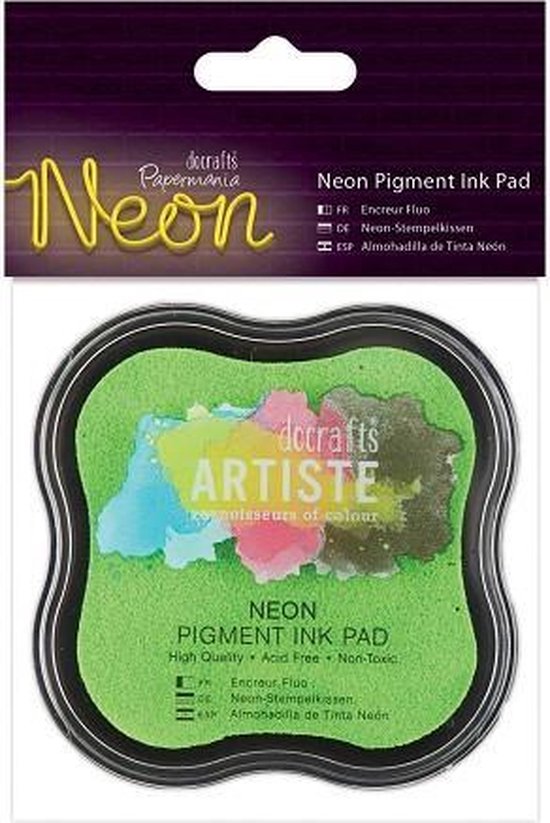 Neon Pigment Ink Pad - Green | bol
