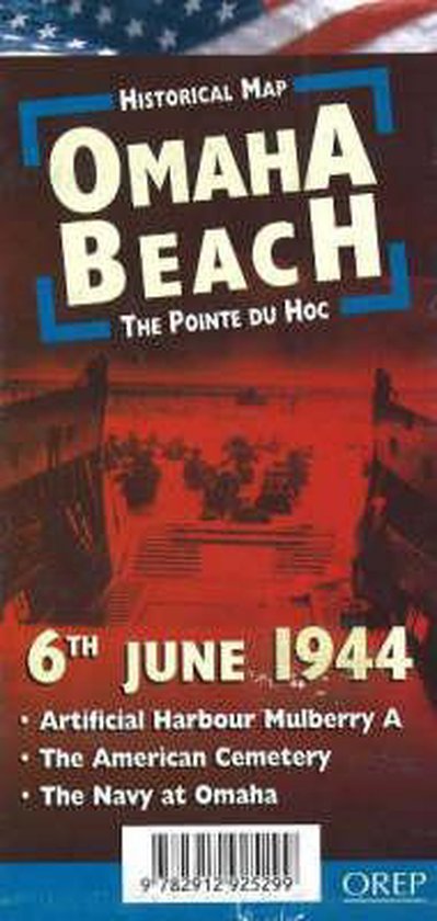 Omaha Beach Historical Map | 9782912925633 | Boeken | bol.com