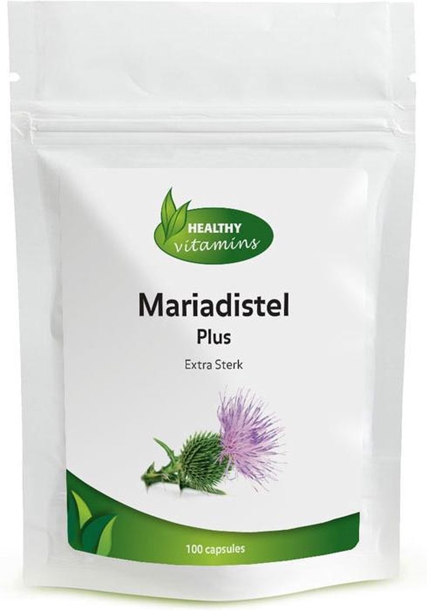 Healthy Vitamins Mariadistel Plus - Extra Sterk - 100 Capsules | bol.com