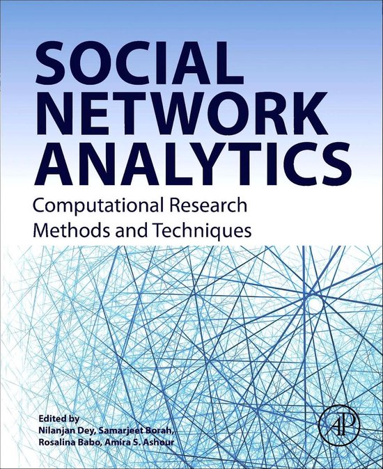 Social Network Analytics | 9780128154588 | Nilanjan Dey | Boeken | bol.com