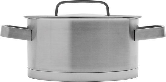 Gusta Kookpan - RVS - Ø 16 Cm | bol.com
