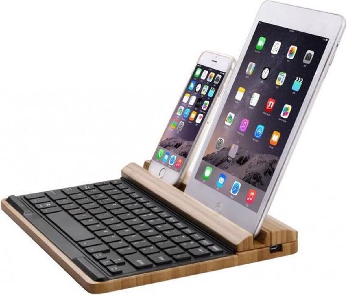 qMust Universeel Bluetooth toetsenbord voor tablet of smartphone ...