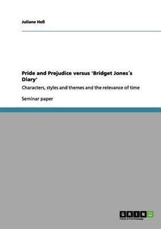 Pride and Prejudice versus 'Bridget Joness Diary' | 9783640995097 ...