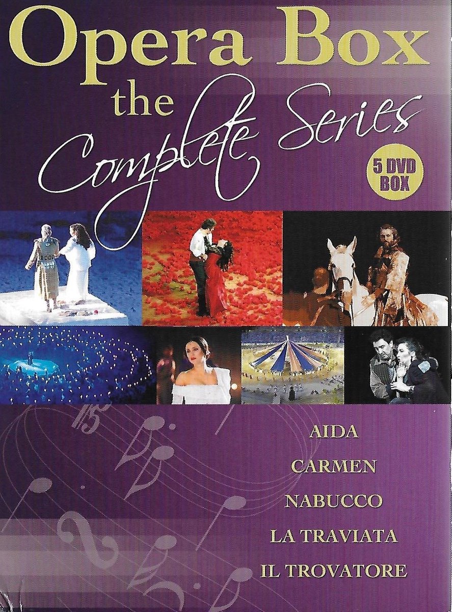 Opera Box - The Complete Series 5DVD, opera's van : Aida, Carmen ...