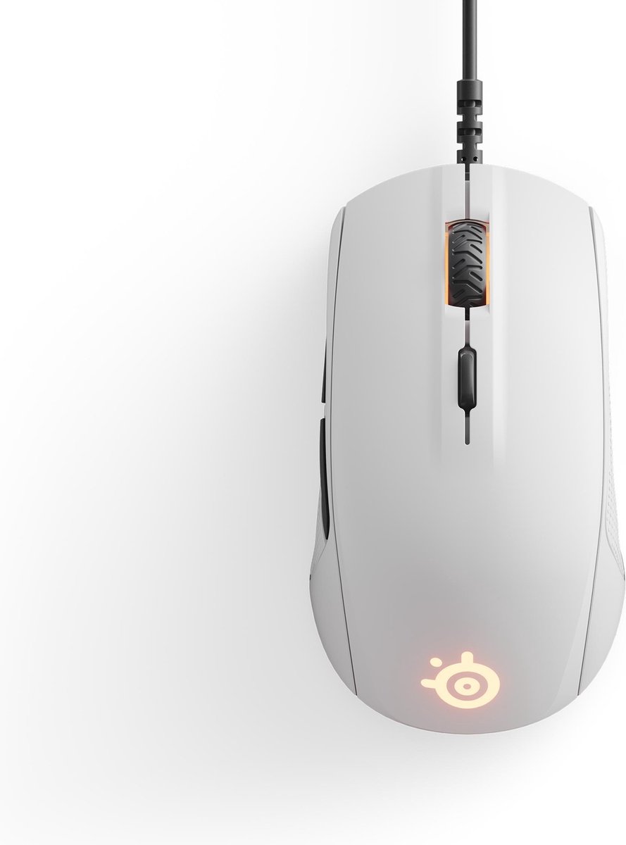 SteelSeries Rival 110 - Optische Gaming Muis - 7200 CPI - Wit | bol.com