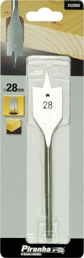 Piranha Platte houtboor (speedboor) 28mm X52060 | bol