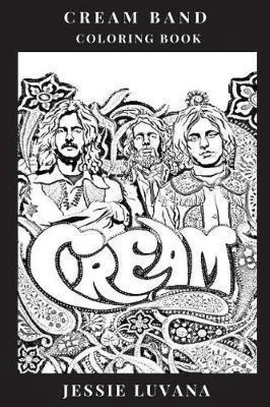 Cream Band Coloring Book, Jessie Luvana | 9781726193795 | Boeken | bol.com
