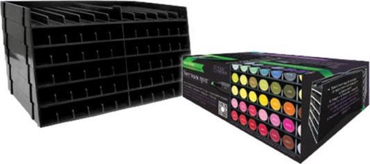 Spectrum Noir opbergsysteem voor 72 markers | bol