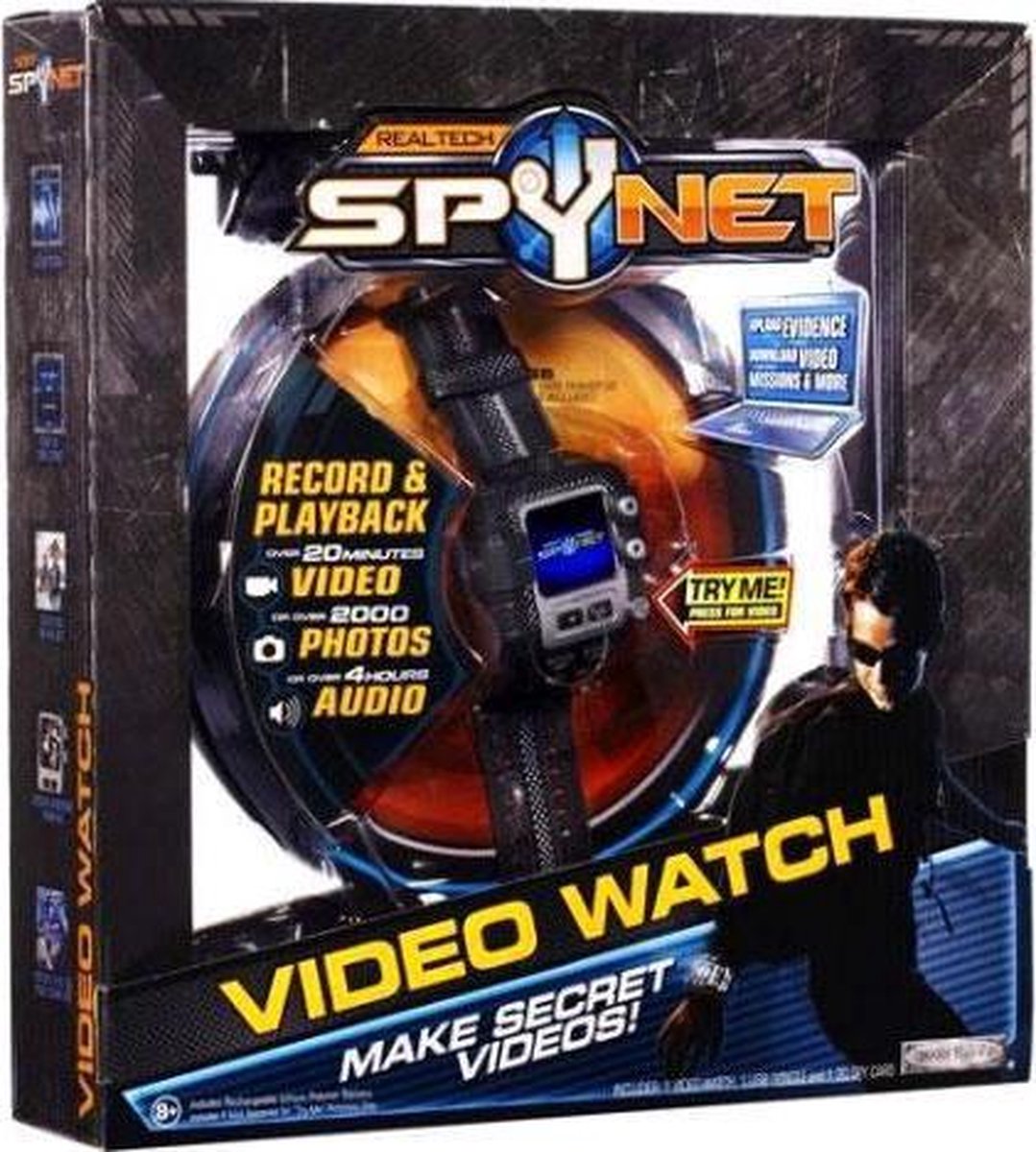 SPY NET VIDEO WATCH video horloge camera spionage gadgets | bol.com