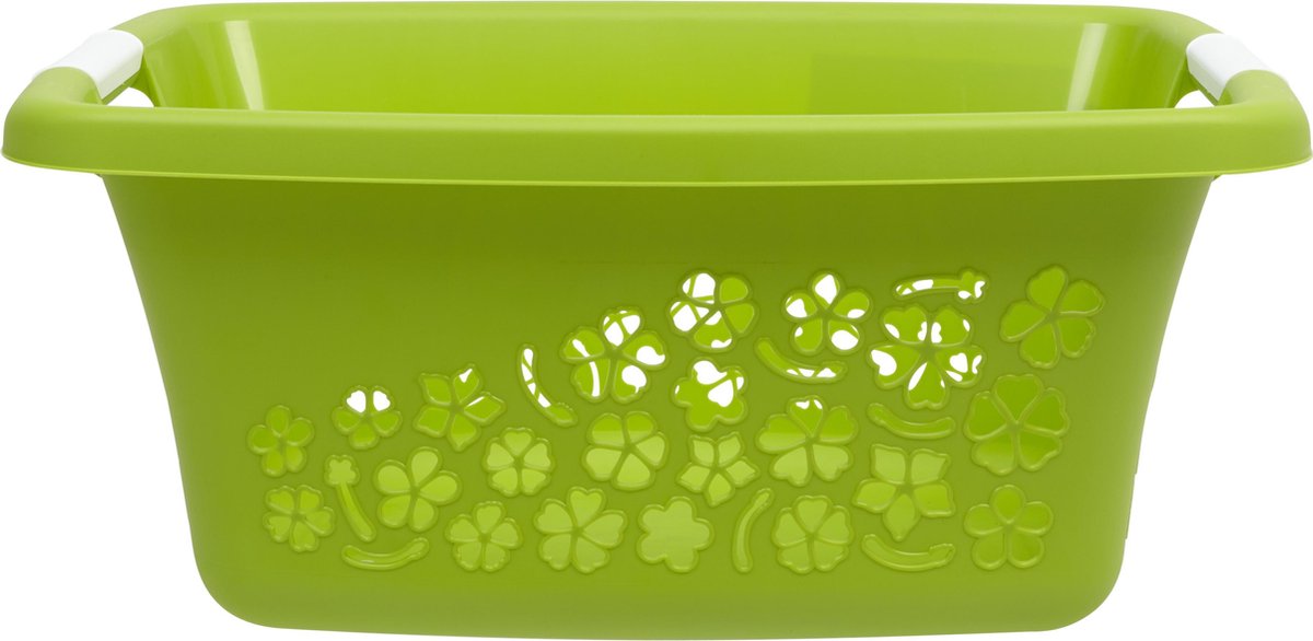 Rotho Flowers Wasmand - 25 liter - Groen | bol.com