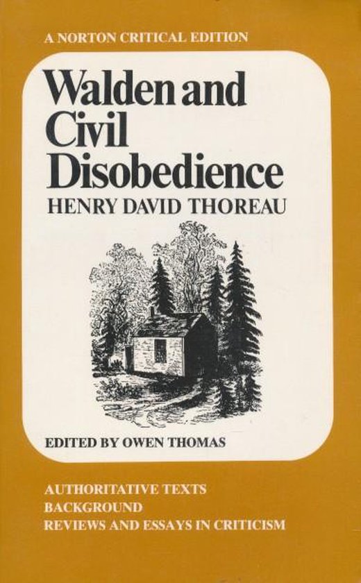 Walden and civil disobedience - A Norton critical edition, Henry David ...