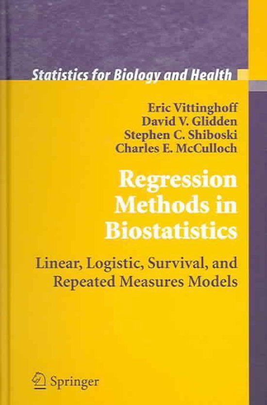 Regression Methods in Biostatistics | 9780387202754 | Eric Vittinghoff | Boeken | bol