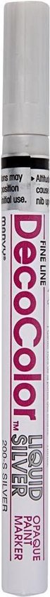Deco Stift - Zilver Stift - Metallic Stift - Lijndikte 1,2mm - Hobby ...