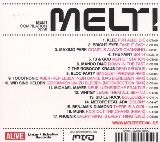 Melt!, various artists | CD (album) | Muziek | bol.com