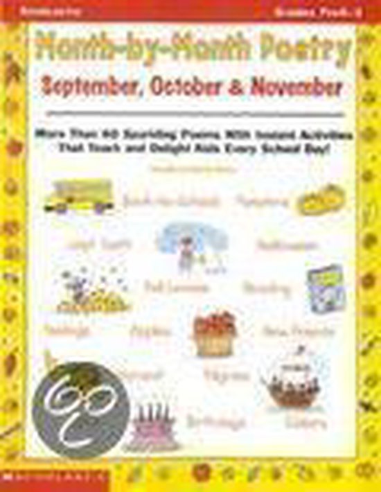 Month-By-Month Poetry, Professional Books | 9780590378987 | Boeken ...