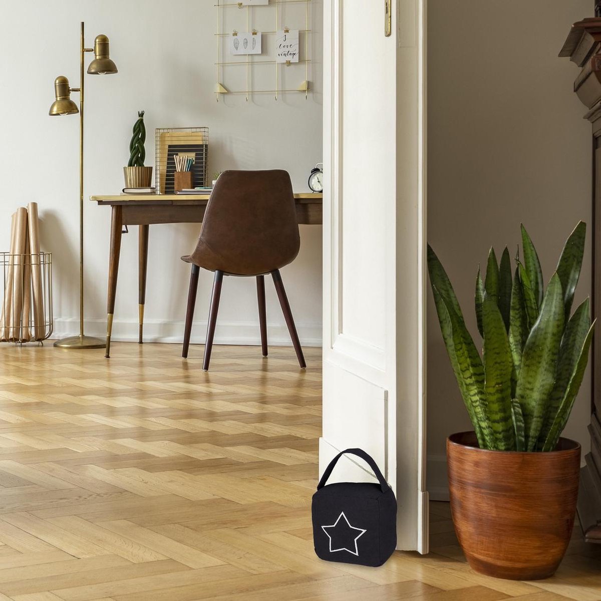 Relaxdays 10x deurstopper zak - deurstop met ster - handgreep ...