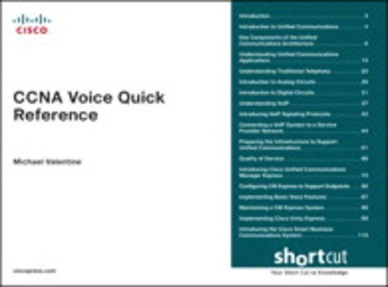 Quick Reference - CCNA Voice Quick Reference (ebook), Michael Valentine ...