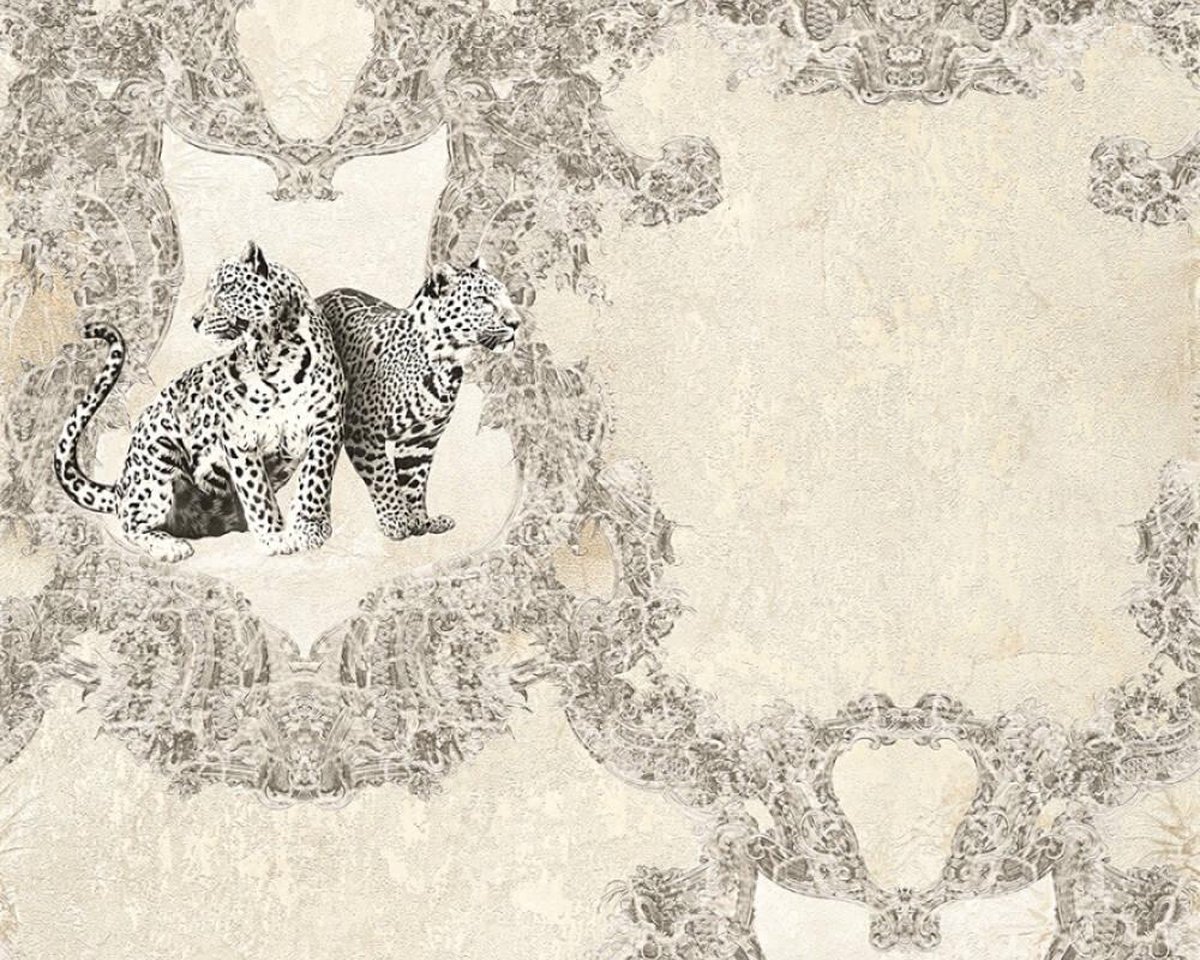 PANTER BEHANG - Grijs Zwart - AS Creation Hermitage 10 | bol.com