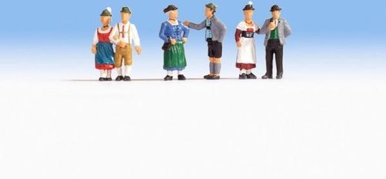 NOCH 15578 H0 Mensen in klederdracht figuren Geverfd, Staand | bol