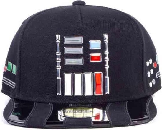 Star Wars Darth Vader Buttons Snapback Cap Pet Zwart - Officiële ...
