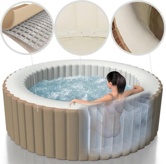 Intex PureSpa opblaasbare jacuzzi Bubble 4 personen | bol.com