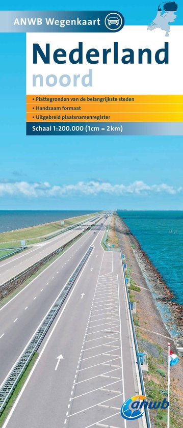 ANWB wegenkaart - Nederland Noord | bol.com
