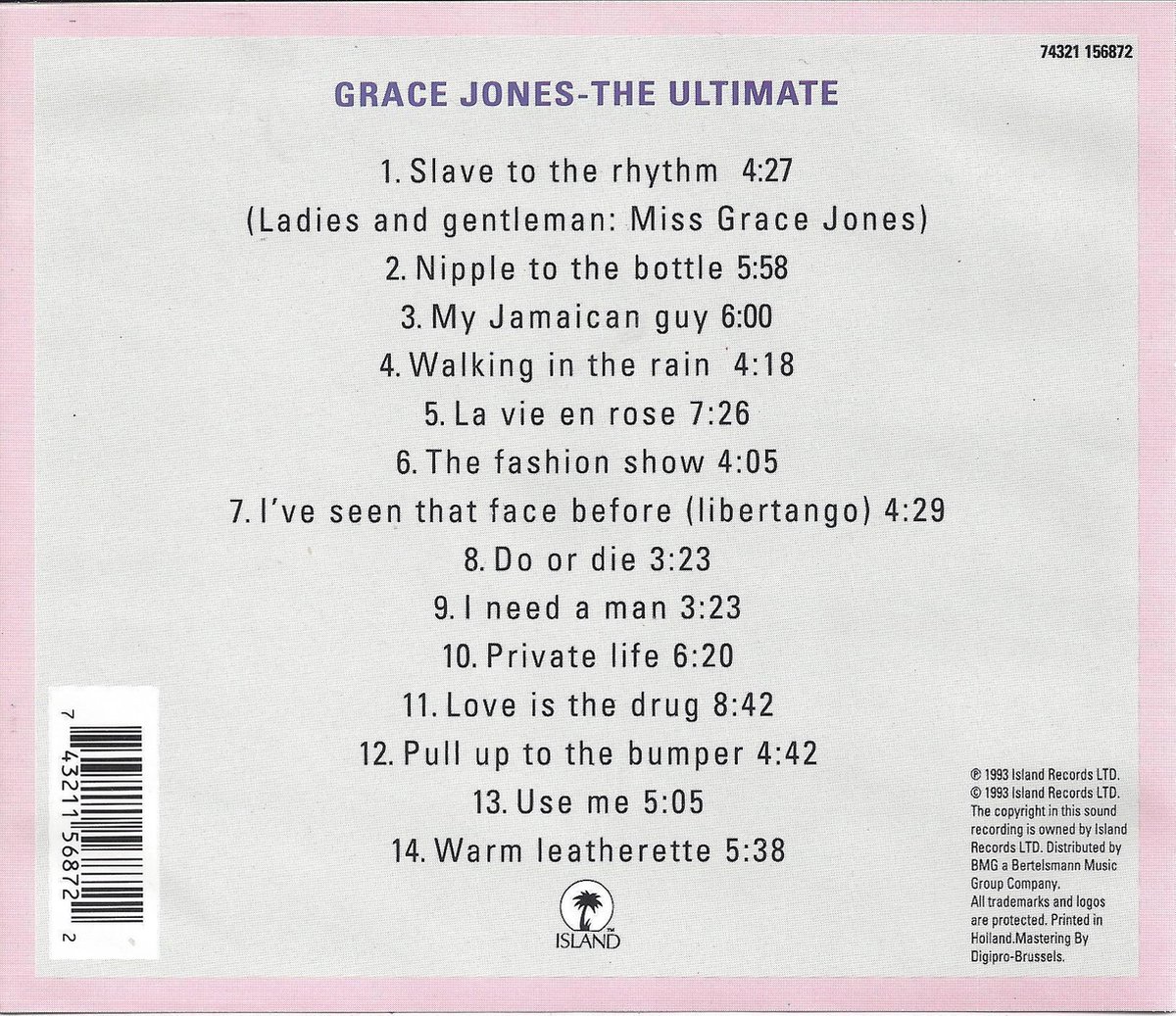 Grace Jones - The Ultimate, Grace Jones | CD (album) | Muziek | bol.com