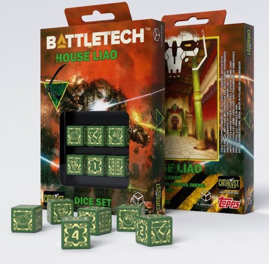 Battletech House Liao D6 Dice | bol