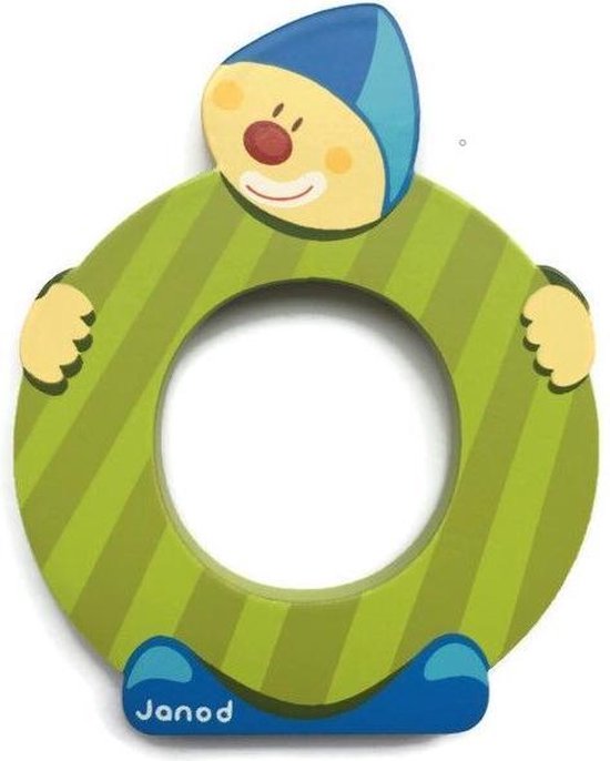 Janod Clown Letter - letter O - Groen | bol