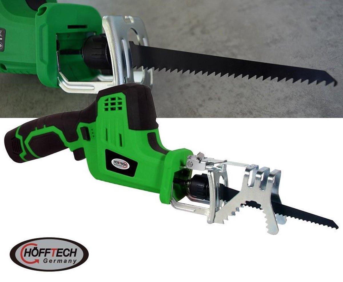 Hofftech Accu Reciprozaag/ Snoeizaag - 152 mm zaagblad - 12V - 1500mAh ...