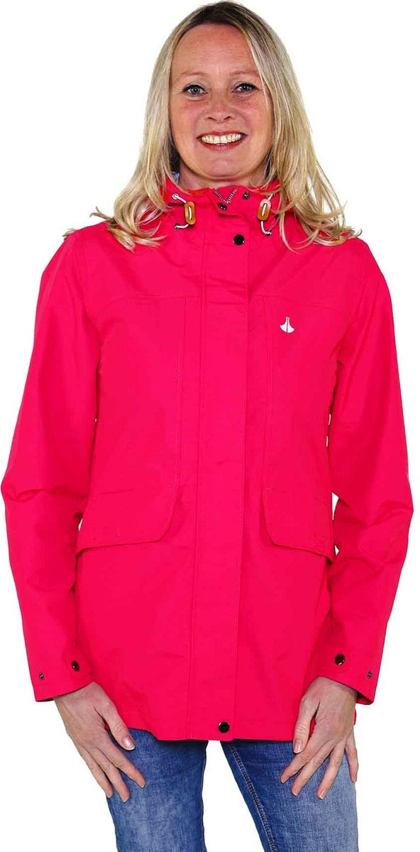 BJØRNSON Regenjas Zomerjas Dames Waterdicht Fuchsia - 50 - SELMA | bol.com