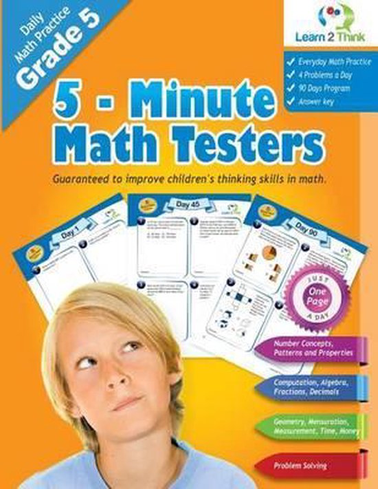 5 Minute Math Testers - Grade 5 | 9781490372297 | Learn 2 Think Pte Ltd ...