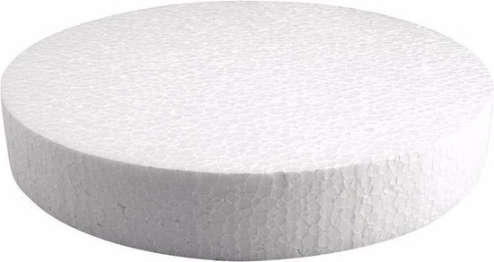 3x Piepschuim schijf 25 cm breed en 4 cm dik | bol.com