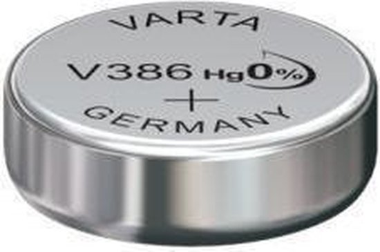 Varta horlogebatterij V386 zilveroxide | bol