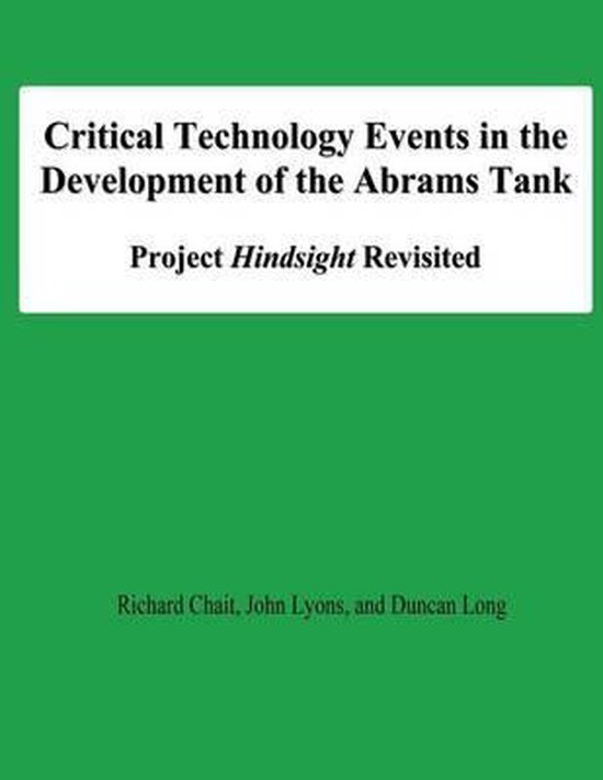 Critical Technology Events in the Development of the Abrams Tank ...