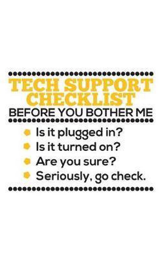 Tech Support Checklist, Tech Support | 9781077667471 | Boeken | bol.com