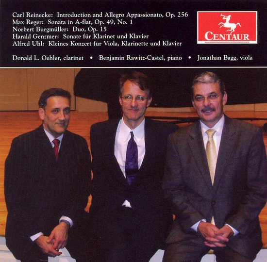 Works by Reinecke, Reger, Burgmüller, Genzmer & Uhl, Don Oehler | CD ...