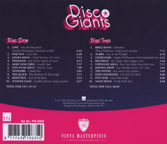 Disco Giants (CD), various artists | CD (album) | Muziek | bol.com