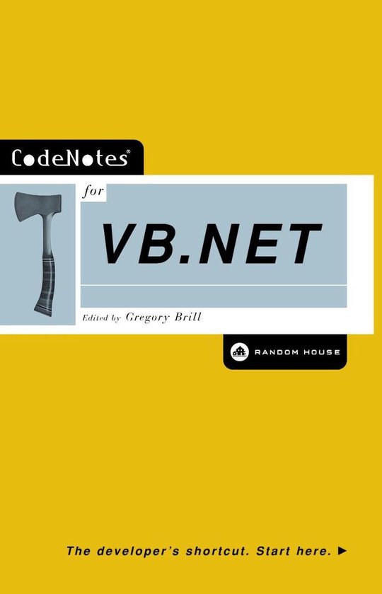 CodeNotes - CodeNotes for VB.NET (ebook), Gregory Brill | 9780679647393 ...