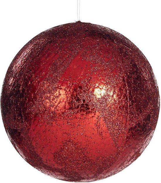 Goodwill Kerstbal Rood D 13 cm H 13 cm Voordeelaanbod per 2 stuks | bol.com