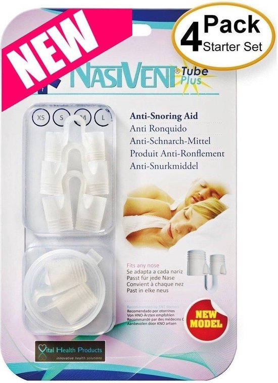 Nasivent Starter Set 4 stuks. Anti-Snurkmiddel. Neusspreider tegen ...