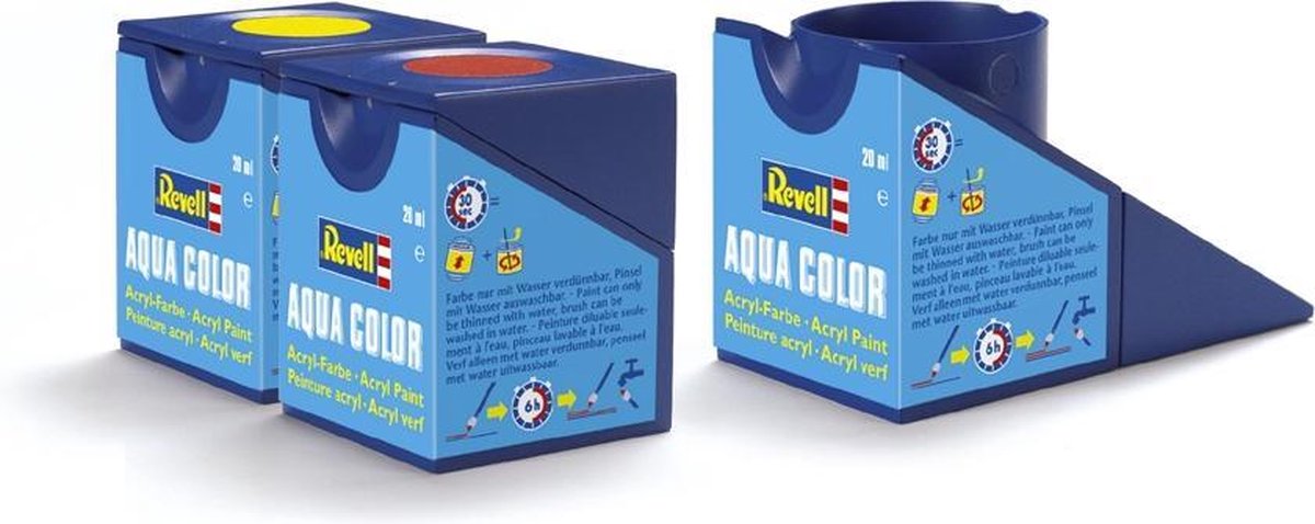 Revell Aqua #69 Granite Grey - Matt - RAL7026 - Acryl - 18ml Verf potje ...