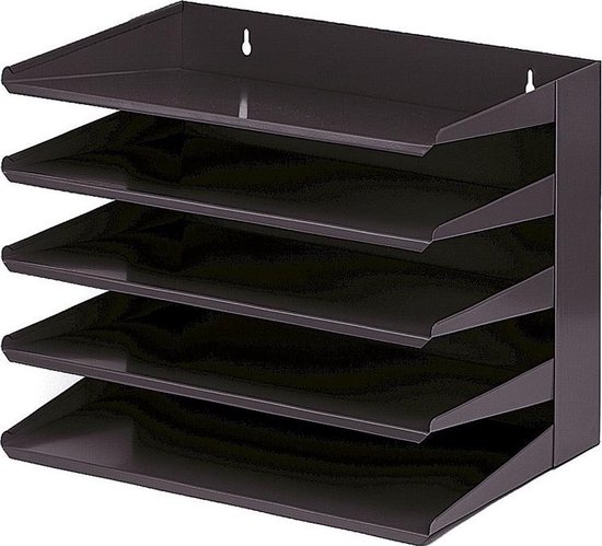 Sorteerrek 5-delig Zwart Vepabins | bol