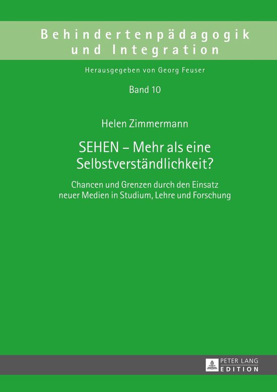 SEHEN - Mehr als eine Selbstverständlichkeit? (ebook), Helene ...