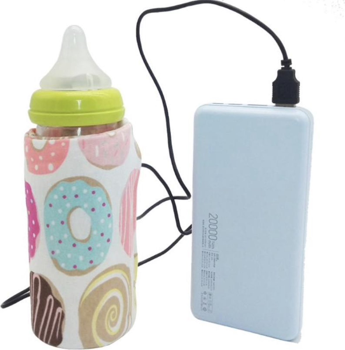 Babymelk opwarmer - warmhouder babymelk - usb warmhouder | bol.com