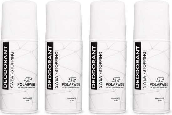 Polarwise Deodorant 4 pack - Volledige geurbescherming met een frisse ...