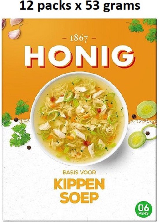 Honig Kippensoep 12 pakjes x 53 gram | bol